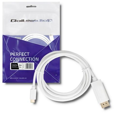 Qoltec DisplayPort modo alternativo USB 3.1 tipo C macho DisplayPort ...