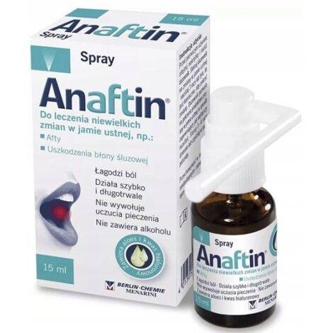 ANAFTIN Spray para aftas bucales y candidiasis 15 ml