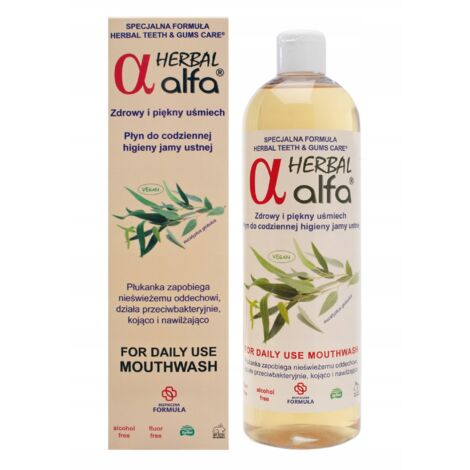 Enjuague bucal sin flúor Alfa Herbal 500 ml