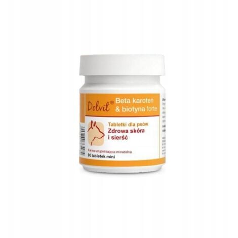 Dolvit Beta Caroteno & Biotina Forte piel y pelaje sanos PARA PERROS 90 mini comprimidos