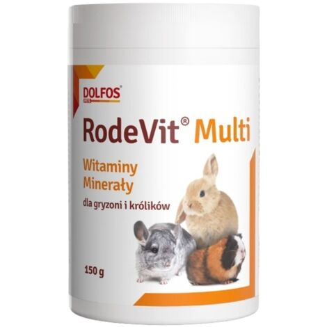 RodeVit Multivitaminas y minerales PARA ROEDORES Y CONEJOS 150 g