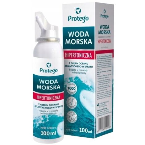 Spray nasal de agua de mar hipertónica Protego 100 ml