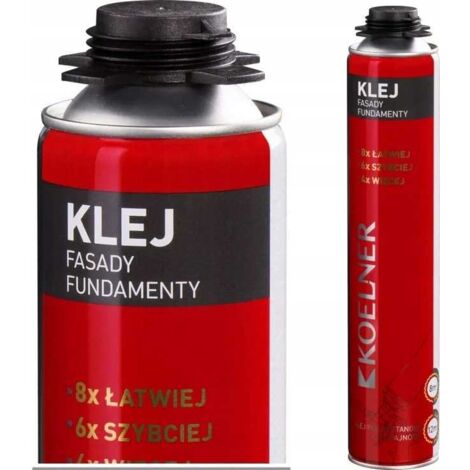 Adhesivo para poliestireno STYROfix, fachadas y cimientos, Koelner, 750 ml
