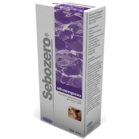 Champú antiseborreico SEBOZERO para perros, gatos, perros, GEULINCX 250 ml