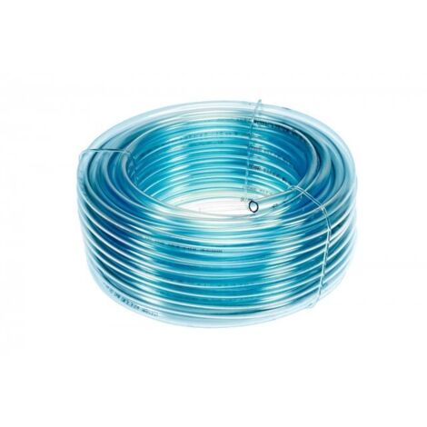 Manguera de plástico PVC de 25 m y 8 mm para combustible.
