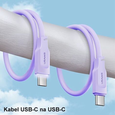 Cable de carga rápida USMAS USBC a USBC PD de 12 m, color verde