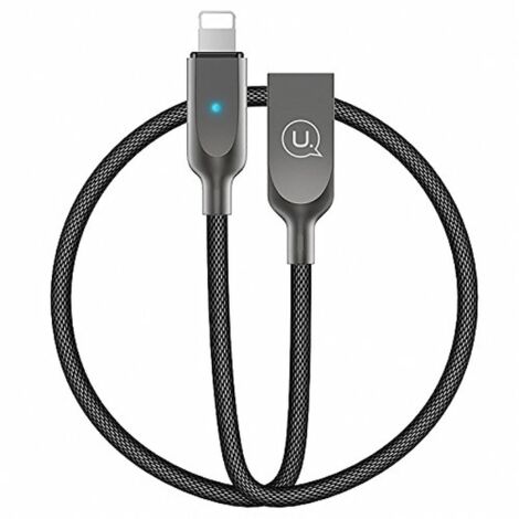 Cable de apagado Lightning USAMS USun de 19 m, color negro