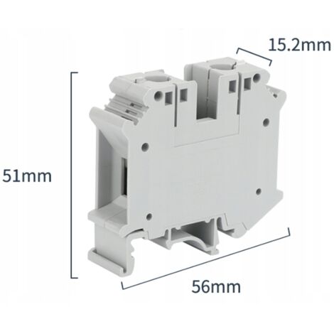 Conector de riel de 1 piso ZUG UIK 35 mm a DIN
