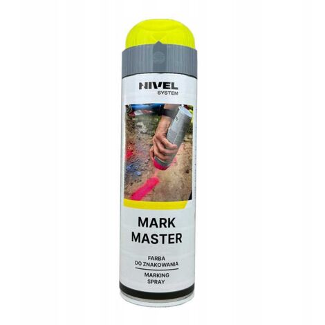 Pintura en aerosol amarilla Nivel System MARK MASTER