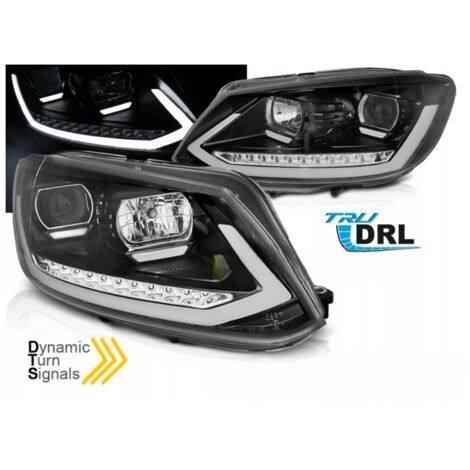 LÁMPARAS NUEVAS Para VW TOURAN II De 2010 A 2015 TUBO DRL DTS LED + Bombillas