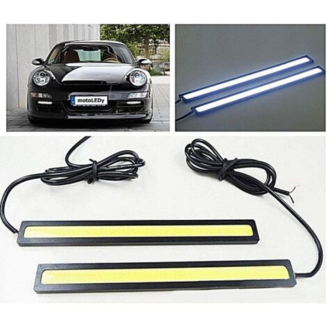 LUCES DRL LED COB 16W luces de circulación diurna