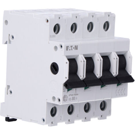 Interruptor principal (aislante), 80 A, 4 polos HIS-80/4