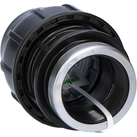 Racor de compresión PP 63x2"" GW rosca interior PN16, para tubos de PE ...