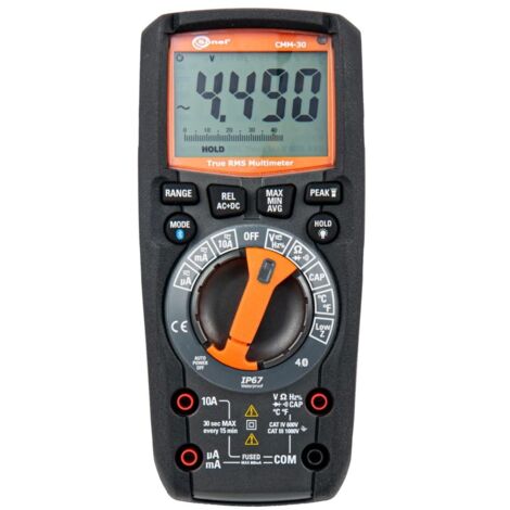 Multímetro industrial CMM-30 con certificado de calibración