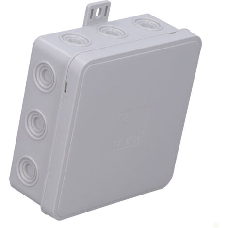 Caja hermética V7 termoendurecible IP54 gris-click100x100x41 ONNLINE