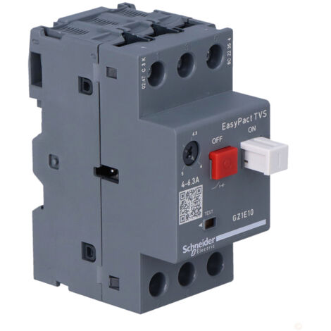 Interruptor de motor GZ1E, accionamiento por pulsador, I=4-6,3 A ...
