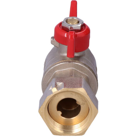 Válvula de bola angular SPIN con tuerca giratoria DN20-PN25 3/4 pulgada