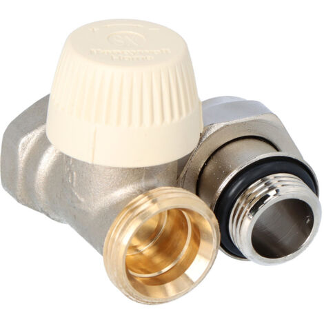 Válvula termostática, recta, inserto SX, con preajuste, 1/2 pulgada ...