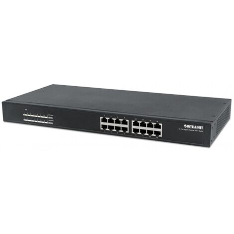 Intellinet - Switch PoE Gigabit de 16 puertos, 32 Gbps