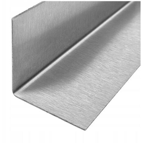 Ángulo de acero inoxidable 70x100x1,0 mm - tira de acabado interior de ...