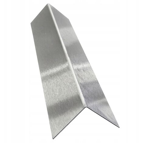 Embellecedor angular de acero inoxidable 40x40x2 mm 10 cm