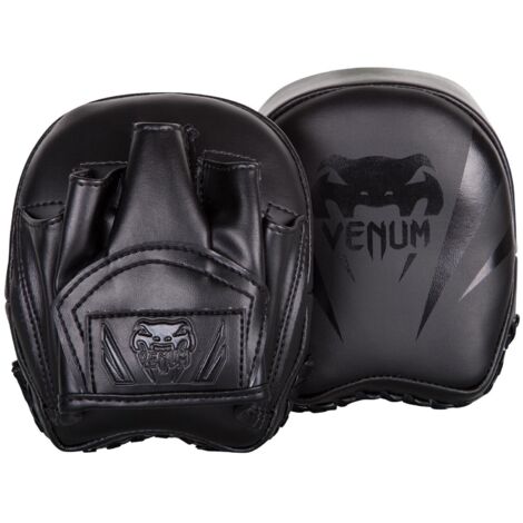 Manoplas de boxeo Venum Elite Mini Focus negras/negras