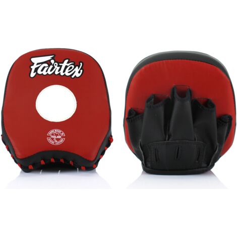 Manoplas de boxeo Fairtex FMV14 negras/rojas