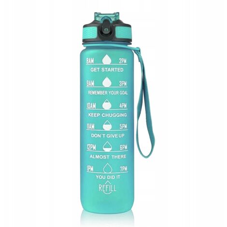 BOTELLA DE AGUA BOTELLA DEPORTIVA CON MEDICIÓN GRADUADA PARA GIMNASIO ...