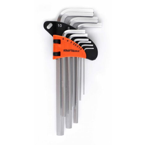 LLAVES HEXAGONALES LARGAS 9 PIEZAS KD11932