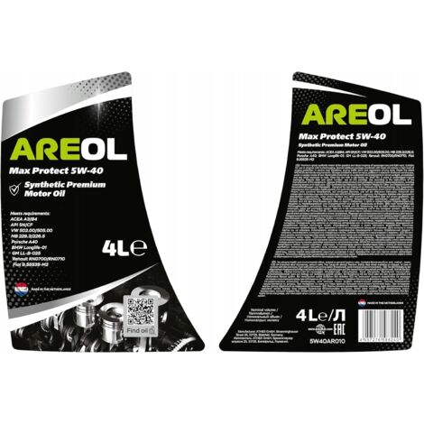 Aceite de motor AREOL Max Protect 5W-40 4L