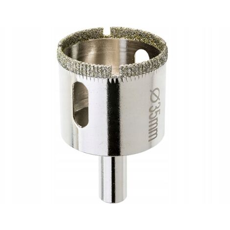 CORONA DE DIAMANTE DE 35 MM PARA VIDRIO Y AZULEJOS
