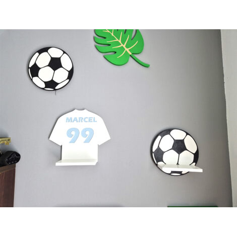Tríptico de camisetas de fútbol de estante - personalizado