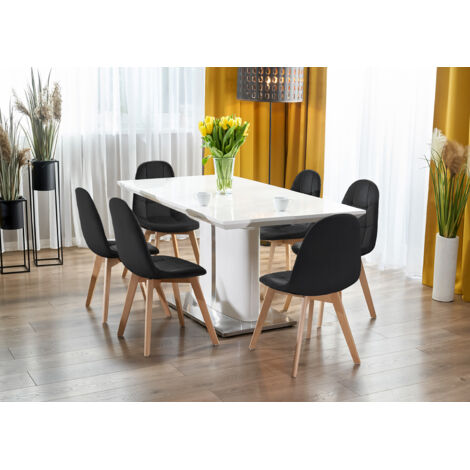 Silla COLIN negra (juego de patas + tornillos) (código nuevo)