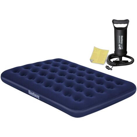 Colchón hinchable 191x132x22 cm con bomba de pistón Bestway 67002