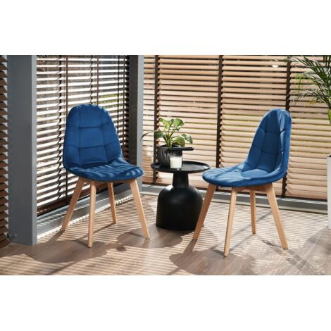 Silla COLIN azul marino (juego de patas + tornillos) (código nuevo)