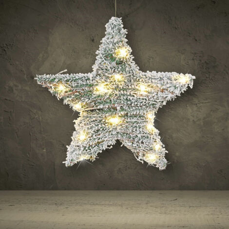 Estrella luminosa de 30 LED y 40 cm