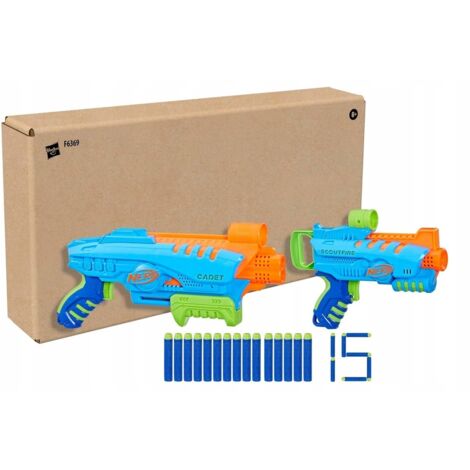 Nerf Elite Jr Ultimate Starter Set, 2 lanzadores de espuma de juguete ...
