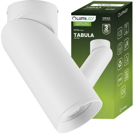 Lámpara de techo SPOT TUBA con reflector halógeno, 1 casquillo GU10 ...