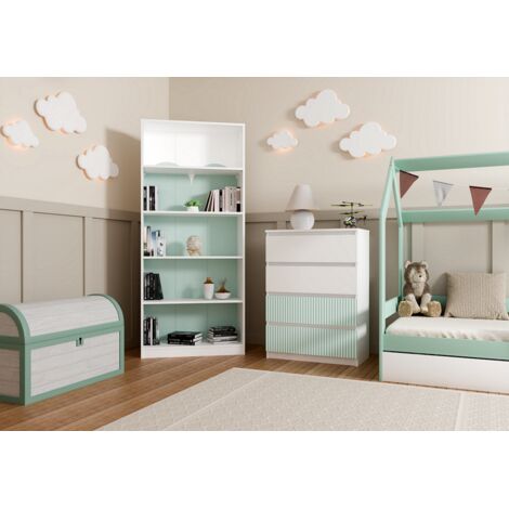 ASTER T4 - Arcón moderno 4 cajones - 97x70x40 - Mueble de almacenaje ...
