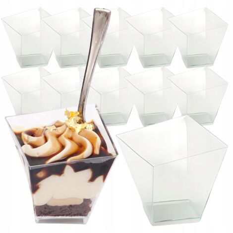 RECIPIENTES PARA POSTRES, HELADOS, POSTRES, FRASCO 120ml 10uds