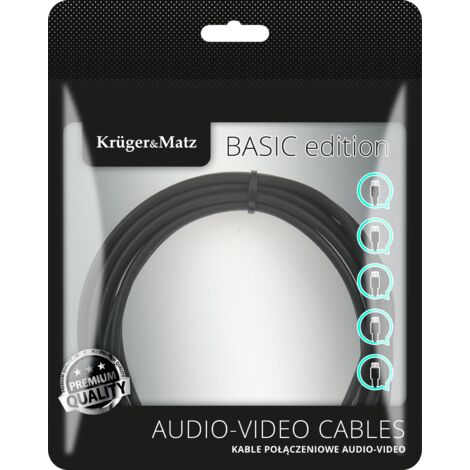 Cable jack - RCA Kruger&Matz Basic 100 cm