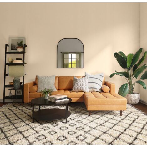 Pintura de látex para paredes, color beige para interiores, color crema ...