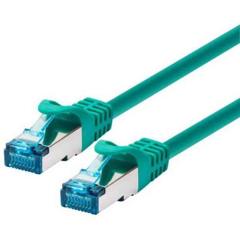 Professionelles Patchkabel LOGON SF/UTP 5m CAT5E grün, TCR55SS050G