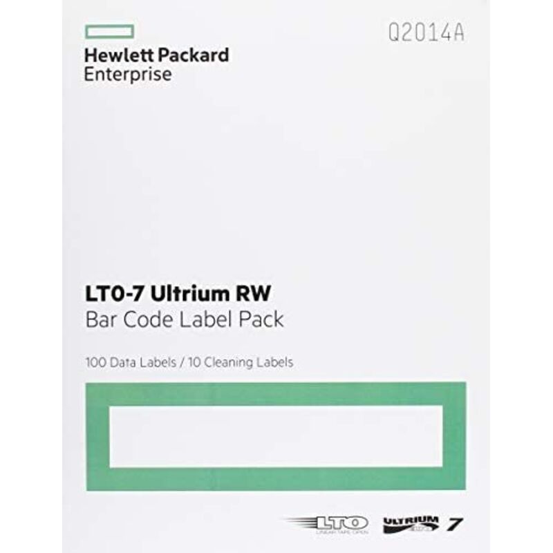 HP Enterprise LTO-7 Ultrium RW Bar Co, Q2014A