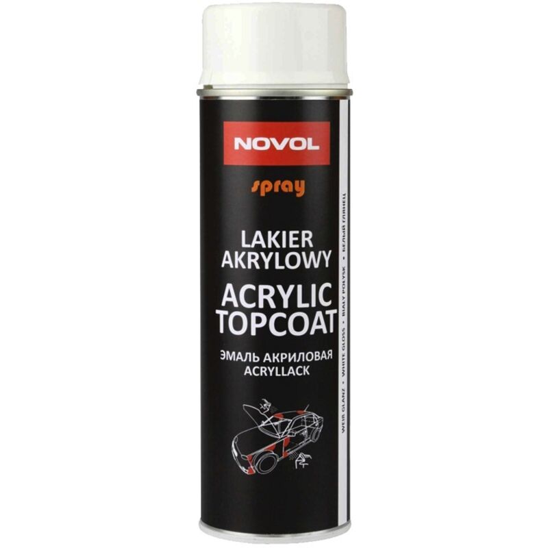 SPRAY ACRYL-DECKLACK WEISS GLÄNZEND 500 ML - NL-34312