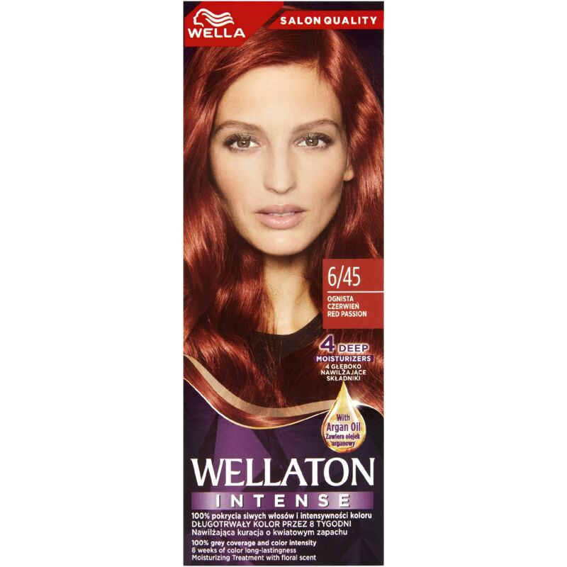 WELLA Wellaton Intensive Haarfarbe 6/45 - Feuriges Rot 1 Packung