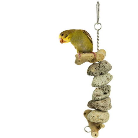 Java Lava Kebab Stone - natürlicher Kebab mit Lavasteinen und Java-Holz