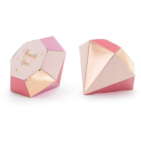Diamantboxen, 10x12x11,5 cm, Mix (1 Box / 60 Packungen) (1 Packung / 6 ...