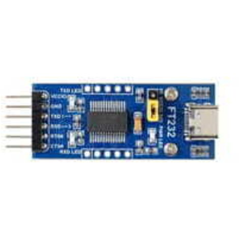 USB-UART-Adapter auf FT232-Chip (USB-C-Anschluss)