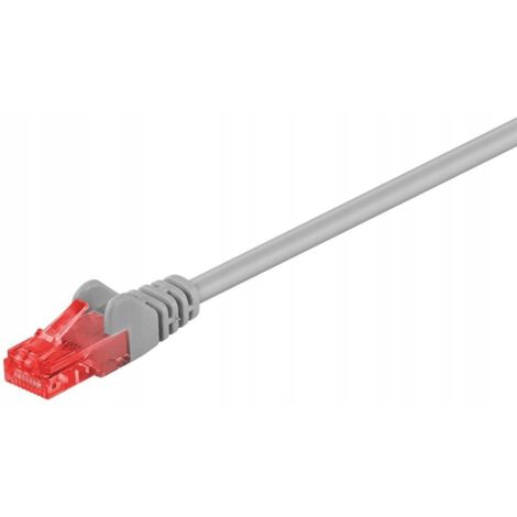 MicroConnect U/UTP CAT6 0,25 m, graues PVC